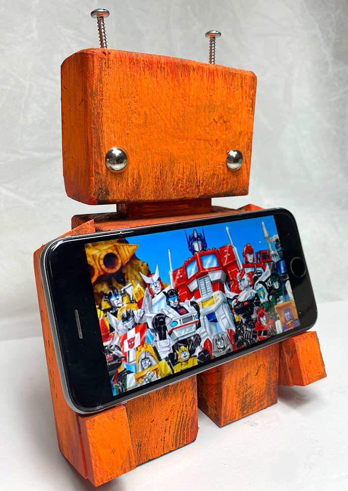 Orange Deskbot Edition – Zero Pop Art